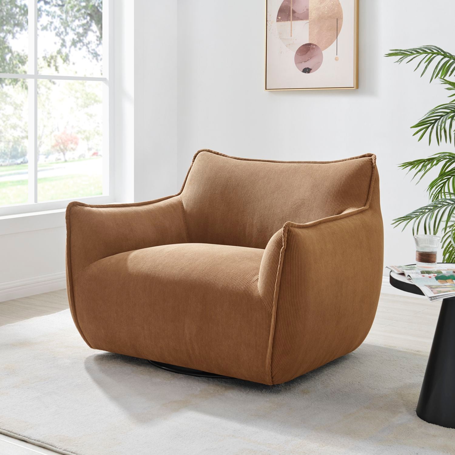 Elias Swivel Accent Chair – Furniture Barn
