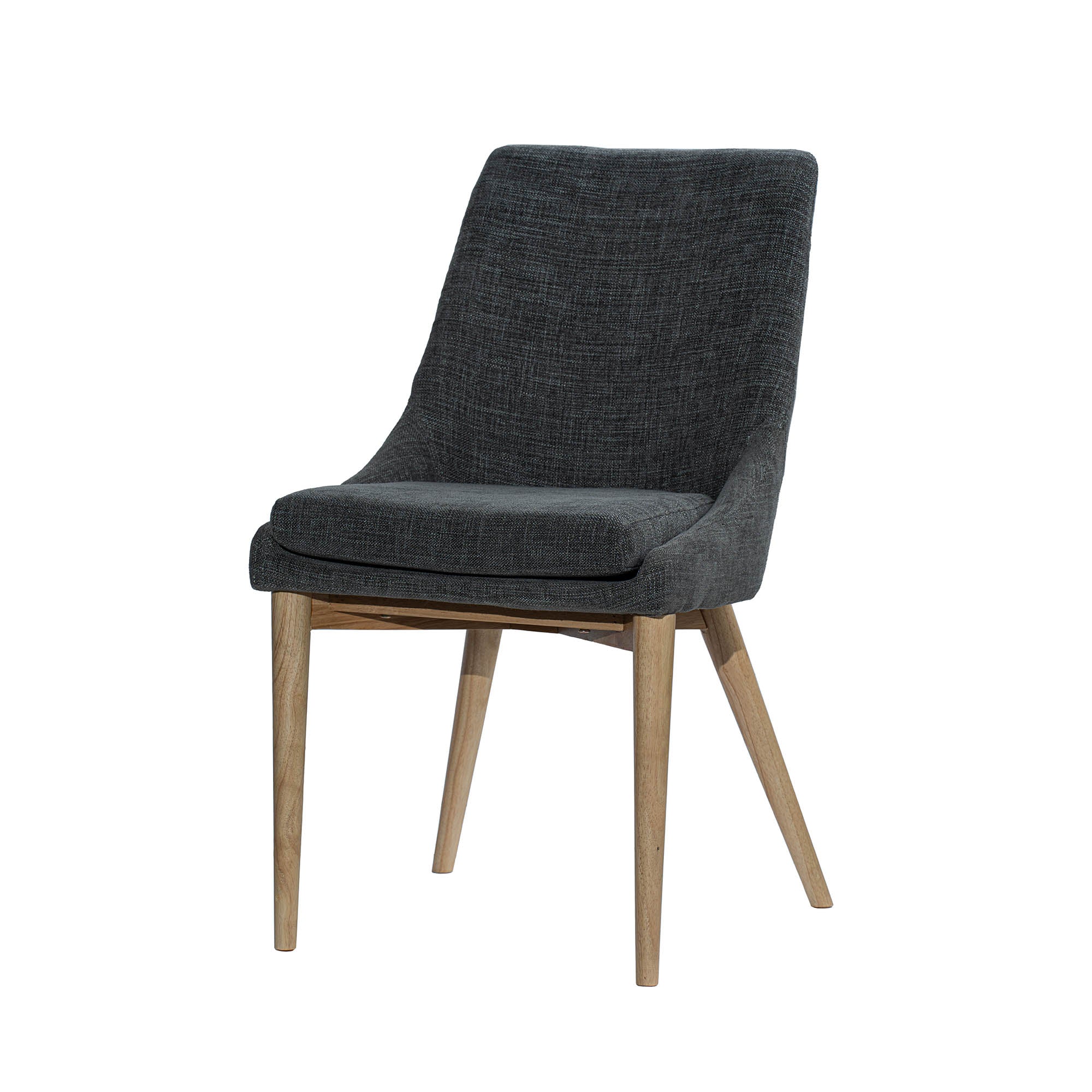 Fritz Side Dining Chair - Slate w/ Natural Leg – Furniture Barn