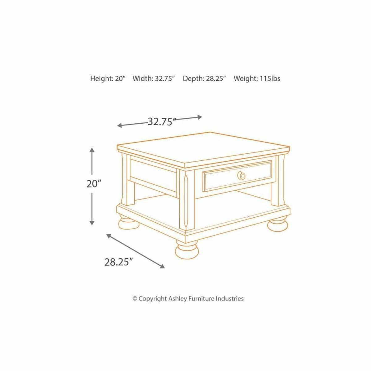 Furniture Barn Porter Lift Top Coffee Table